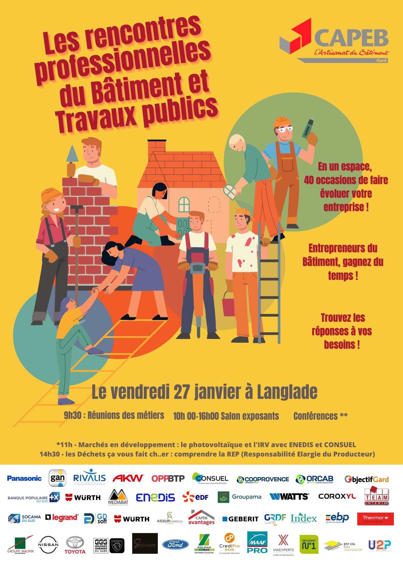 Les rencontres professionnelles du Bâtiment et Travaux publics ・ CAPEB